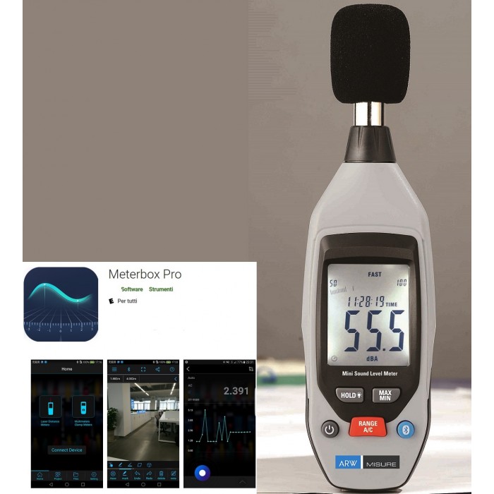 Compact Sound Level Meter ARW-95 - ARW Misure