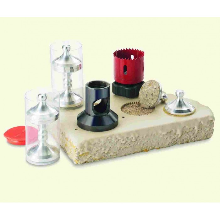 Dolly 50mm kit for tests on plastic, wood and cement
